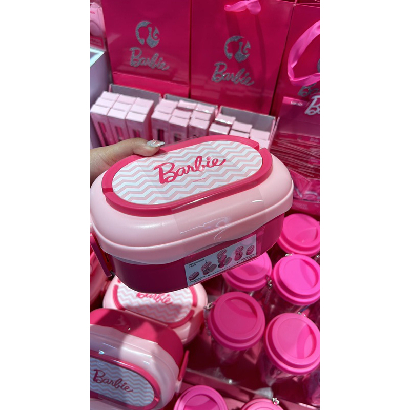 Jual MINISO X BARBIE TEMPAT MAKAN BARBIE / BENTO LUNCH BOX BARBIE READY ...
