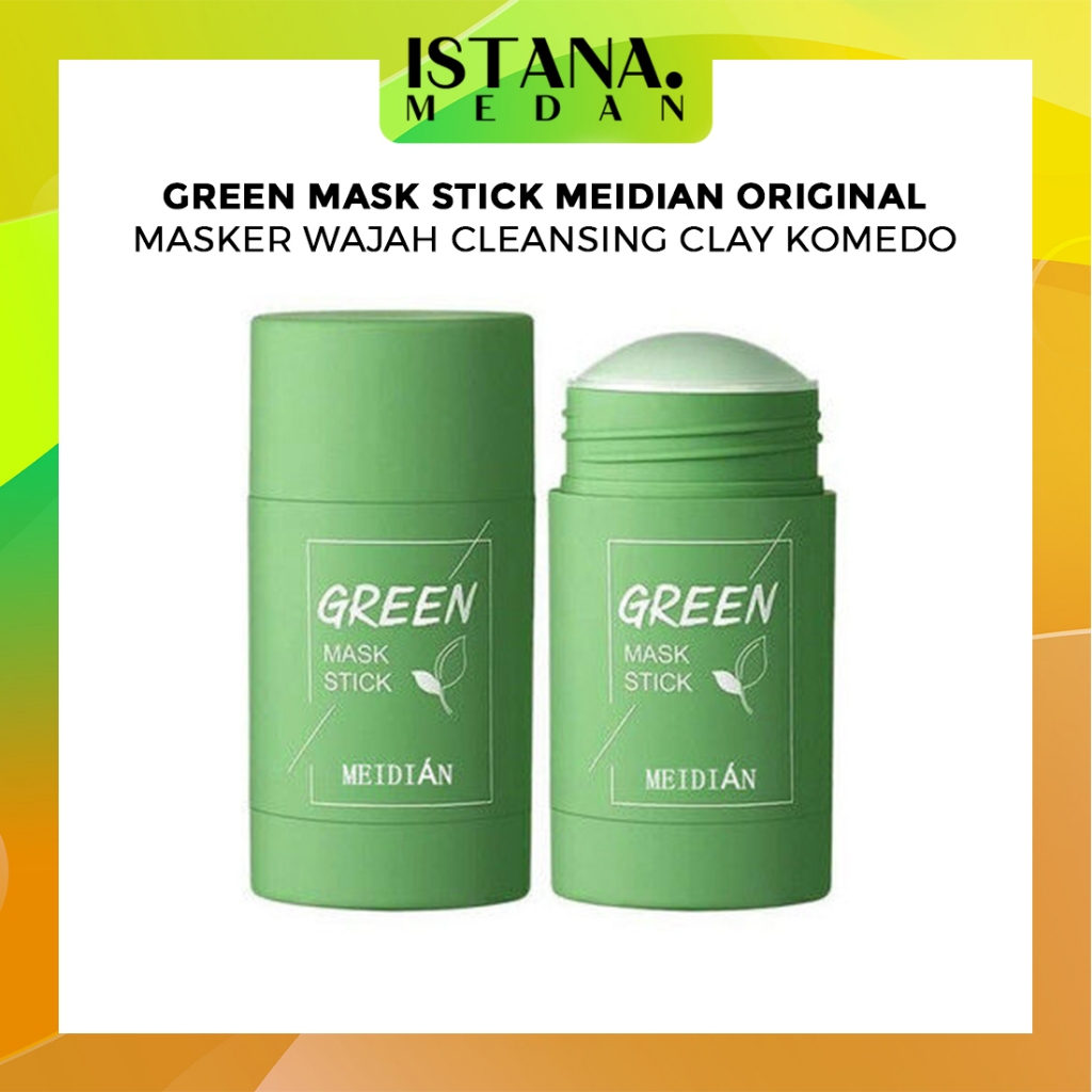 Jual MASK GREEN STICK ORIGINAL / MASKER WAJAH CLEANSING CLAY KOMEDO 40 ...
