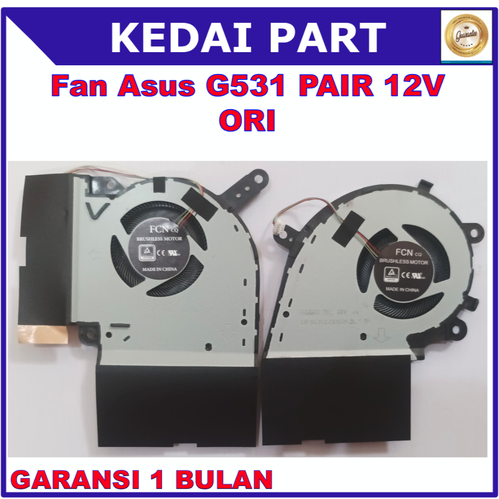 Jual Fan Asus ROG Strix G531GV G531 G712LWS G731 G731G G731GV G731GW G732 G732LV G732LW GL731GT ...