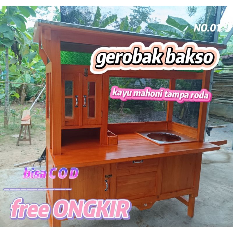 Jual gerobak bakso tampa roda | Shopee Indonesia