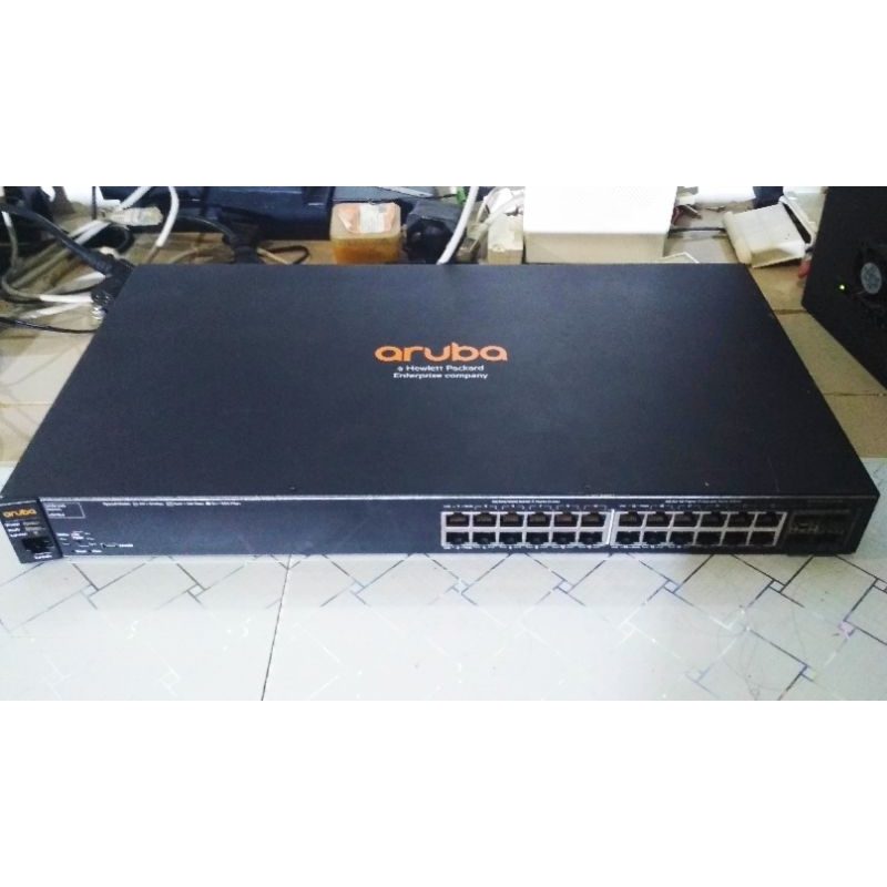 Jual Switch aruba 24 port + 4 sfp gigabit , Matot / mati total | Shopee ...