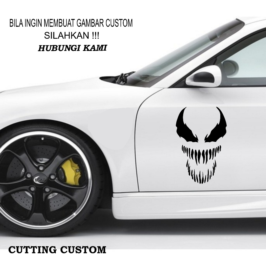 Jual Stiker Cutting Bermotif Venom / Motif 1 / Sticker Variasi ...