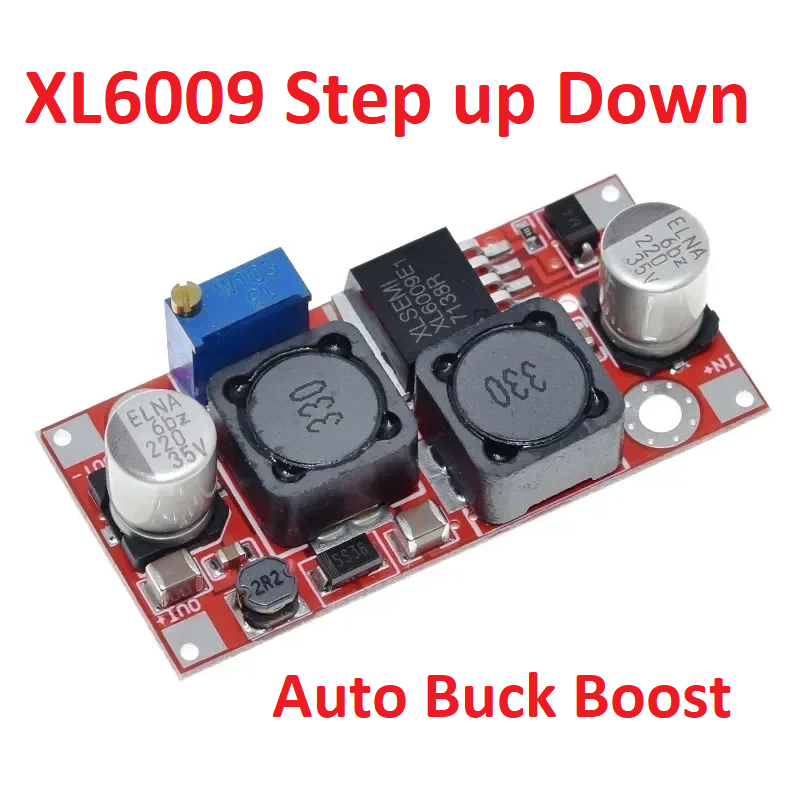 Jual XL6009 Adjustable DC-DC Auto Buck Boost Step Down STEP UP Converter 4A | Shopee Indonesia