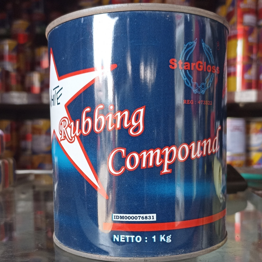 Jual rubbing compound star gloss kompon white/putih obat poles ...