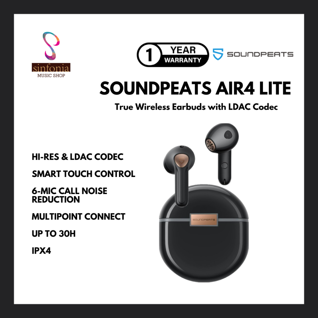 Jual SoundPEATS Air4 Lite True Wireless Earbuds with LDAC Codec ...
