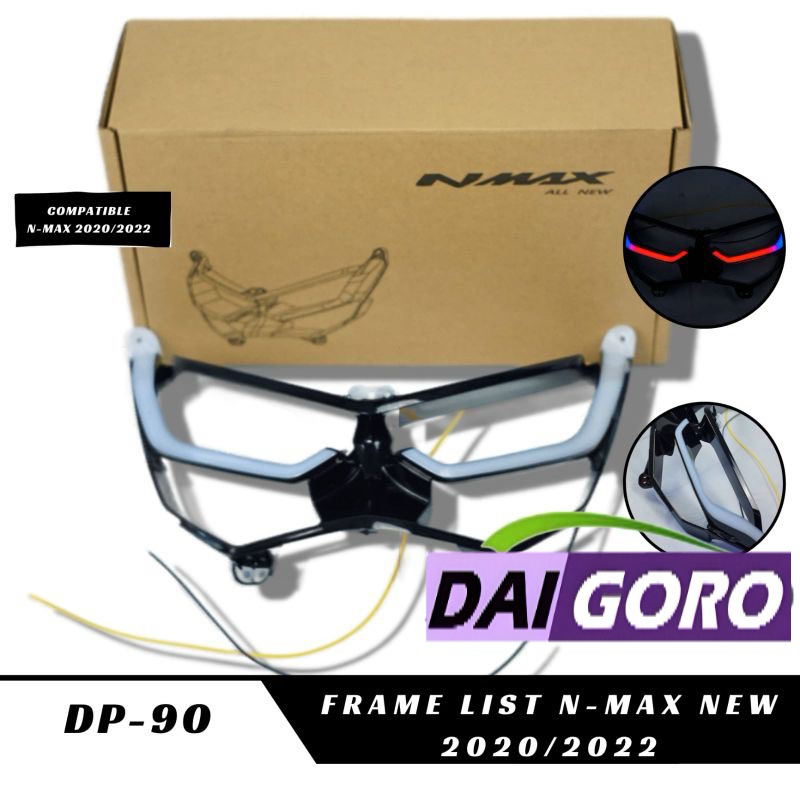 Jual Lampu Alis Yamaha Nmax New RGB 25 Mode Frame Alis Nmax New ...