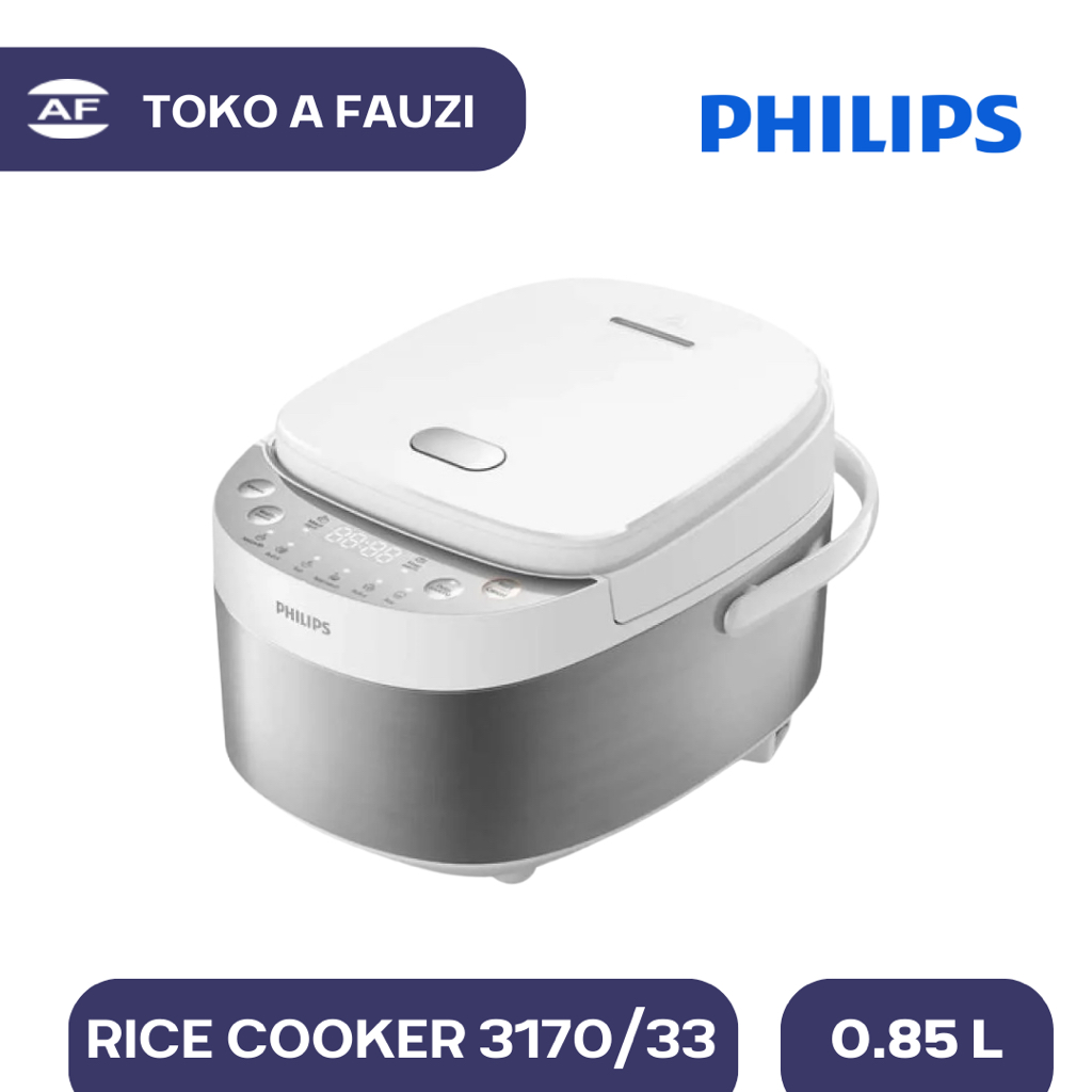 Jual PHILIPS HD3170/33 Mini Rice Cooker Digital 0,85 Liter HD 3170 ...