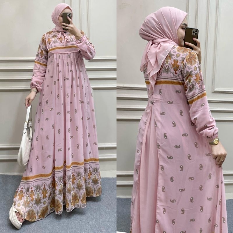 Jual Jasmine Set Gamis+Segiempat | Shopee Indonesia