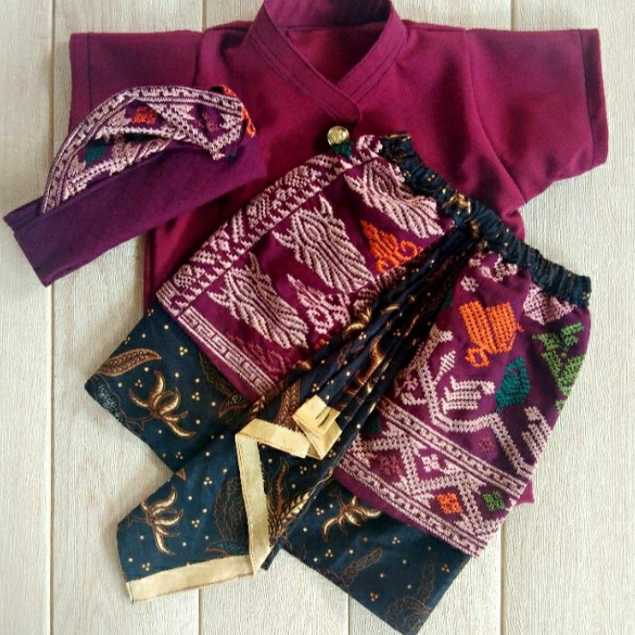 Jual Special Discount Setelan Baju Adat Bali Anak Laki set umur 49 Tahu ...