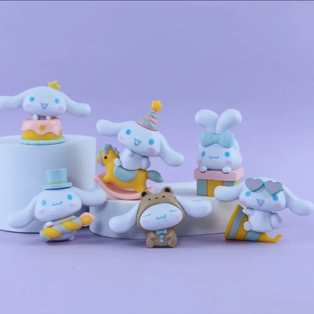 Jual Koleksi Figure Sanrio Cinnamoroll Birthday Party Set | Shopee ...
