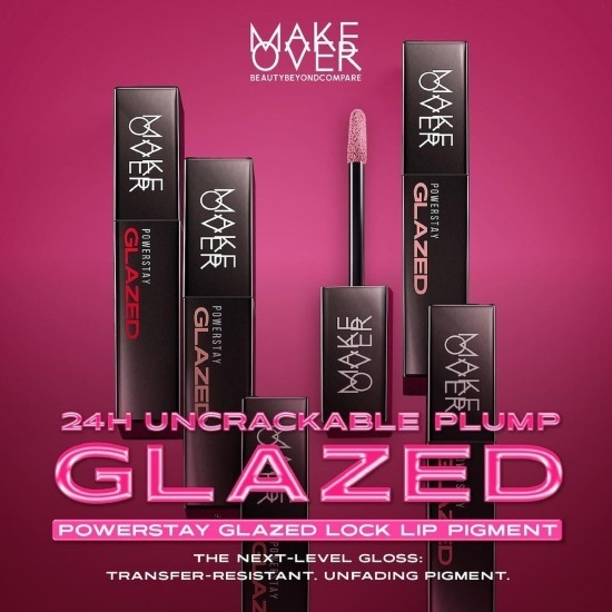 Jual Make Over Powerstay Glazed Lock Lip Pigment | Shopee Indonesia