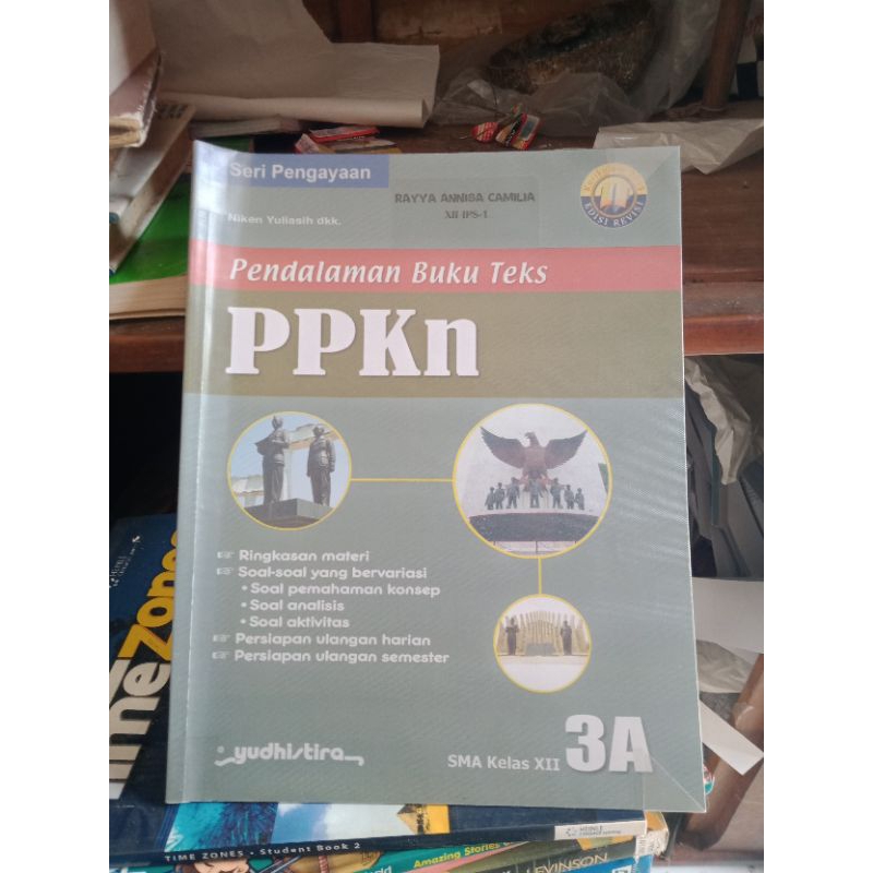 Jual buku ppkn seri pengayaan kelas 12 sma jilid 3A edisi revisi ...