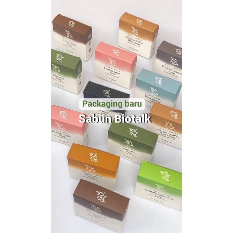 Jual Bio Talk Sabun Herbal Handmade Kulit Normal / Kering / Eksim ...