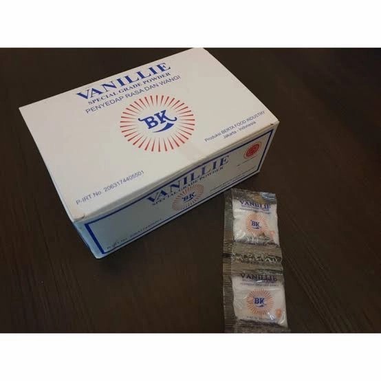 Jual Vanillie Vanili Vanilla Wangi BW Bubuk 1 Pak Isi 100 Sachet ...