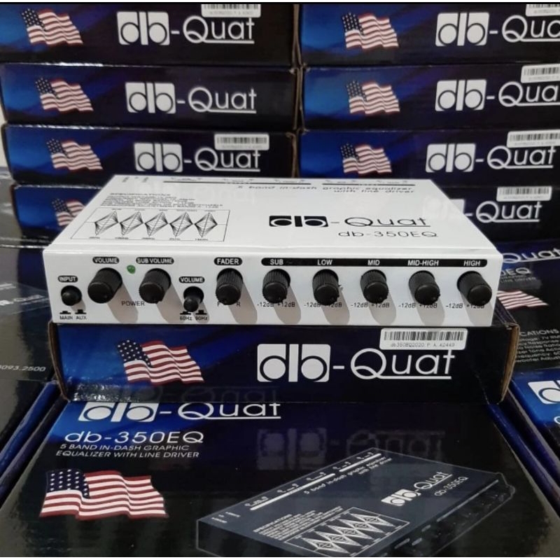 Jual Parametrik Equalizer DB Quat DB 350 EQ Preamp Equalizer Audio ...