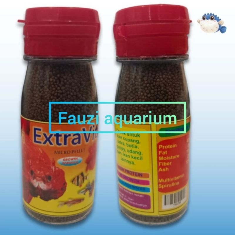 Jual PELET IKAN HIAS EXTRAVIT BOTOL KECIL | Shopee Indonesia