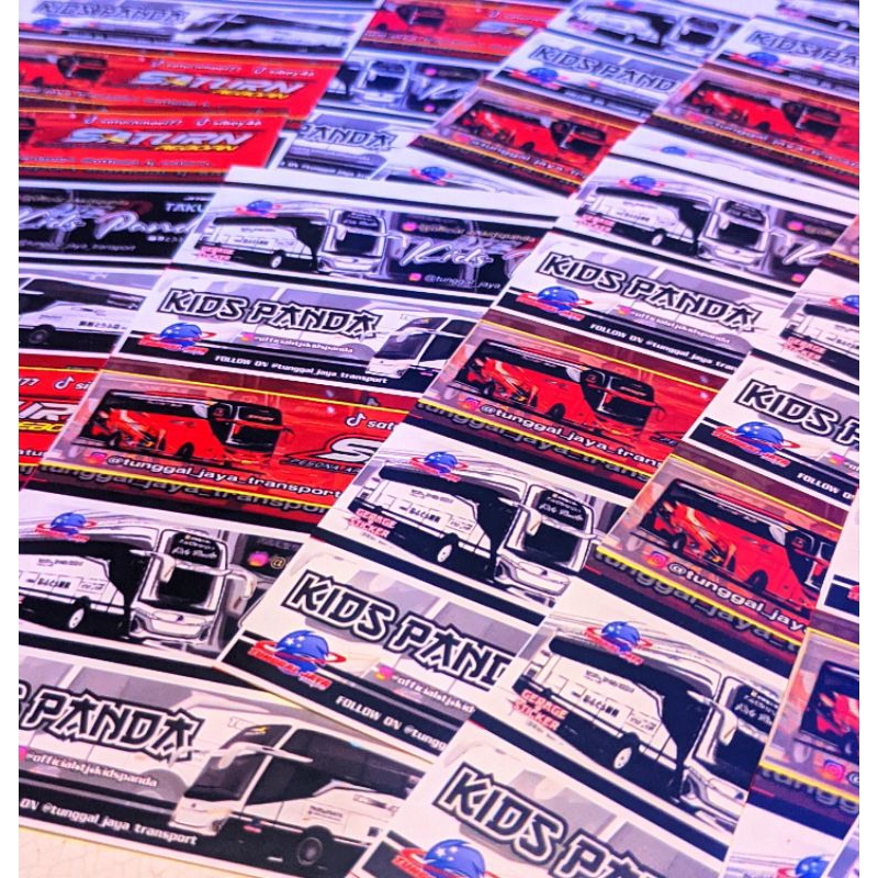 Jual COD Stiker Buss JB5 Keren Terbaru ( 20 Stiker + Bonus ) | Shopee ...