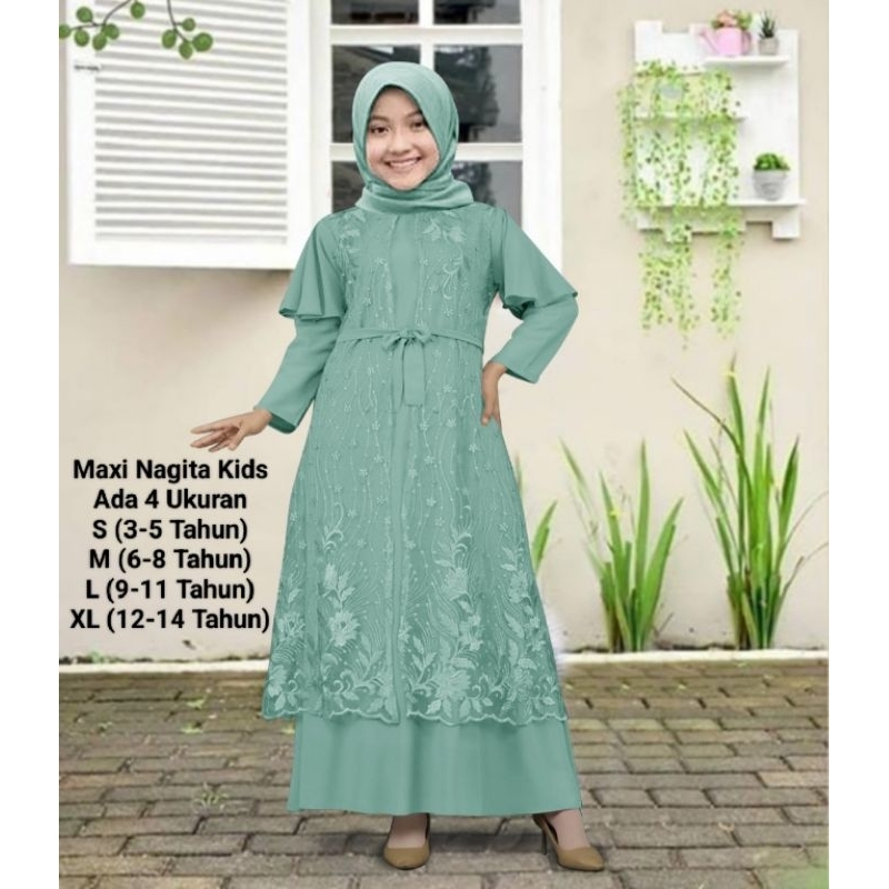 Jual Pakaian Muslim Anak Perempuan Dan Remaja Abg Model Terbaru ...