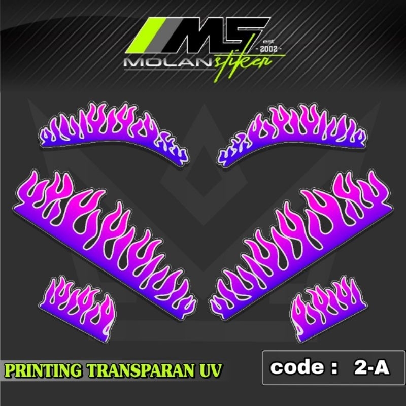 Jual Decal Sticker Striping Variasi Transparan Uv Filano Api Yamaha ...