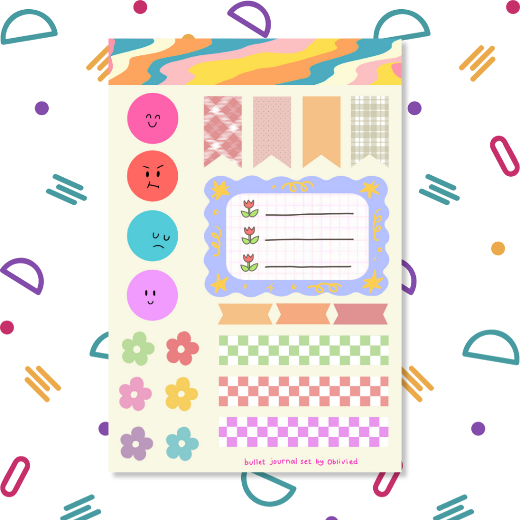 Jual Stiker Journaling Diary Set Label | Shopee Indonesia