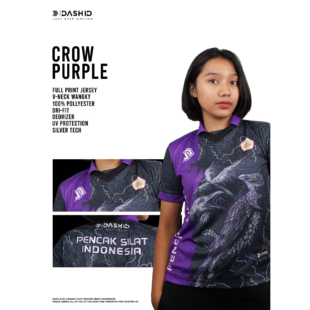 Jual Jersey Crow Purple DASH Original | Shopee Indonesia