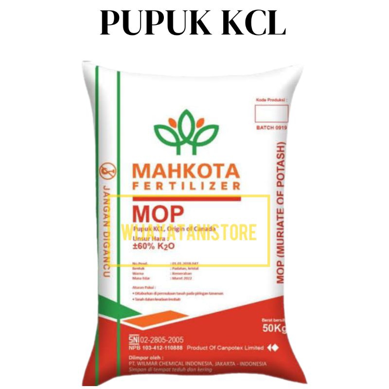 Jual PUPUK KCL MOP MAHKOTA REPACK 1KG | Shopee Indonesia