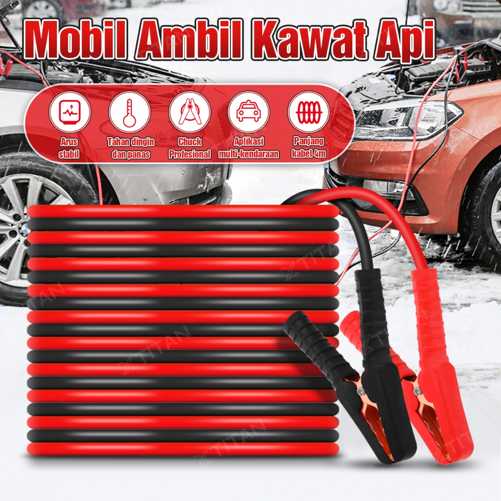 Jual 【COD】Kabel Jumper Aki Mobil 4 Meter 2000Amp Jamper Aki Motor ...