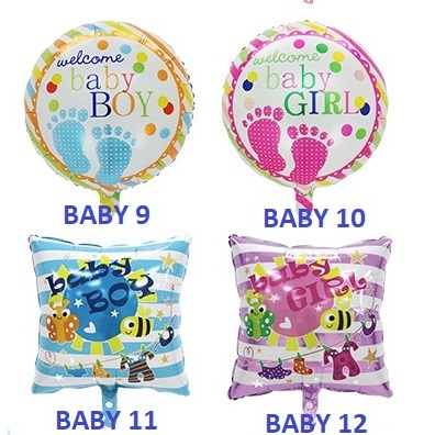 Jual Balon Foil Baby Boy And Girl / Balon Baby Shower / Balon Foil Bayi ...