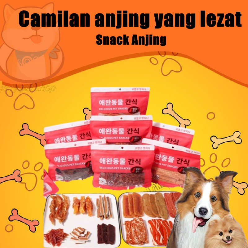 Jual Snacks Anjing Meat Strips Daging Kering Pure Meat Chicken Flavour ...