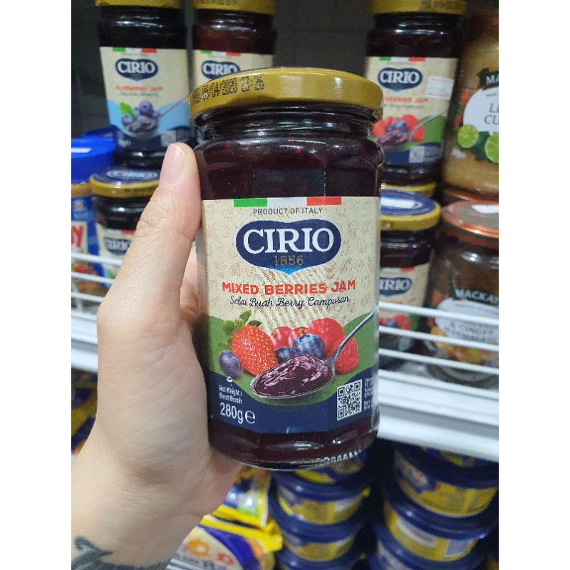 Jual Cirio Mixed Berries Jam atau Selai Buah Berry Campuran 280gr ...