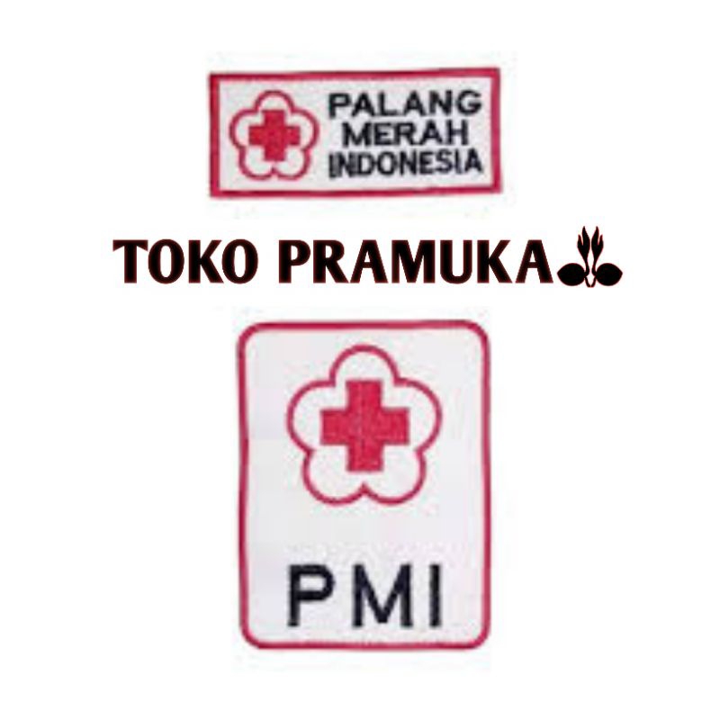Jual Logo PMI Bordir Besar Kecil Bijian | Shopee Indonesia
