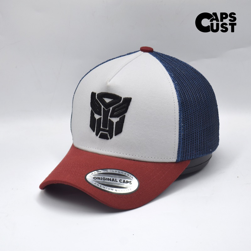 Jual CAPS - TRUCKER HATS OPTIMUS PRIME COMBINATION BLUE , RED & WHITE ...