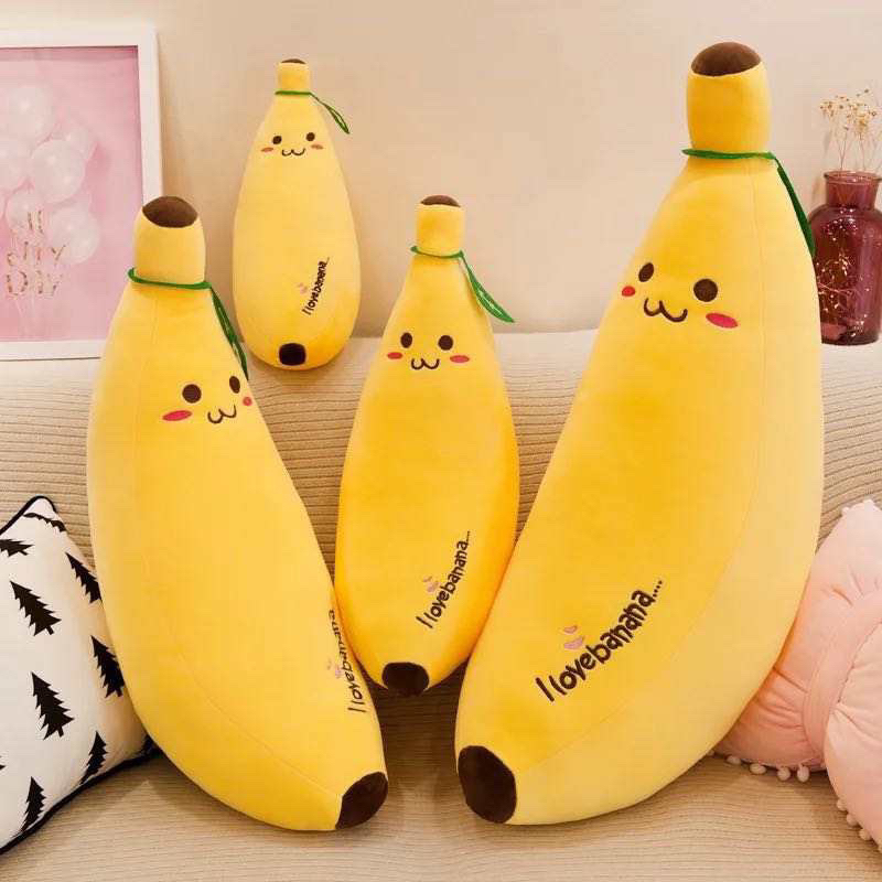 Jual Boneka Pisang/ Banana Plush/ Mainan Anak/ Guling Anak | Shopee ...