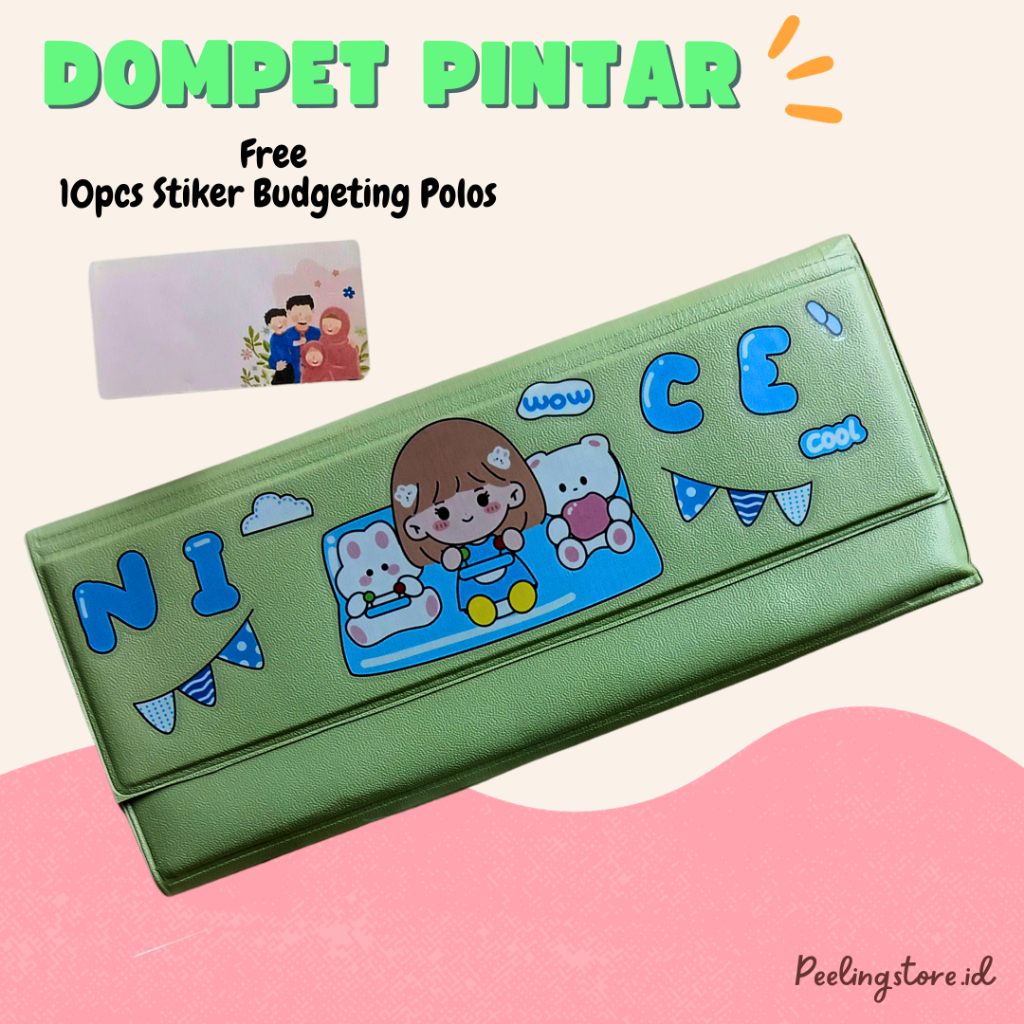 Jual Dompet keuangan FREE stiker | Dompet pintar dengan stiker ...