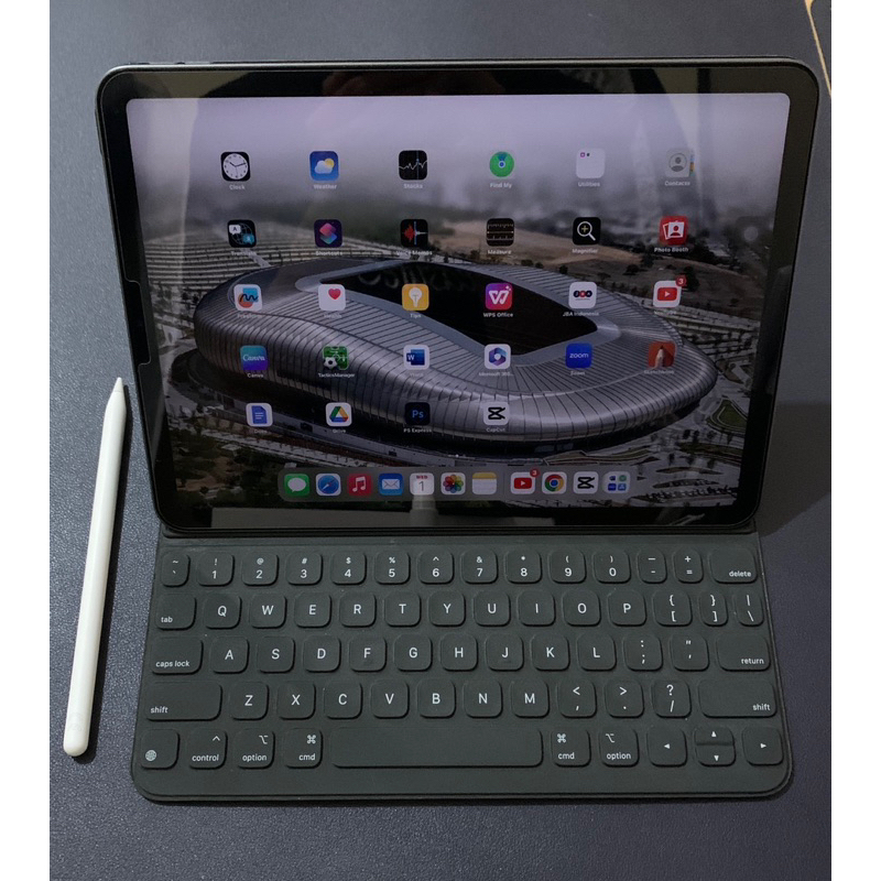 Jual ipad air 5 sepaket (smartkeyboard,pencil) | Shopee Indonesia
