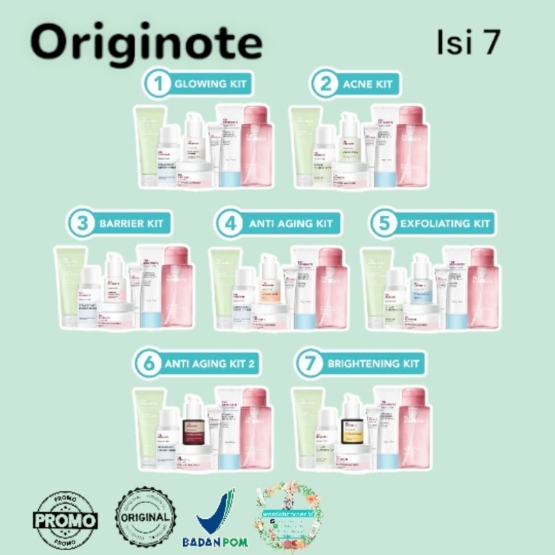 Jual Paket Originote 6 in 1 / 7 in 1 | Shopee Indonesia