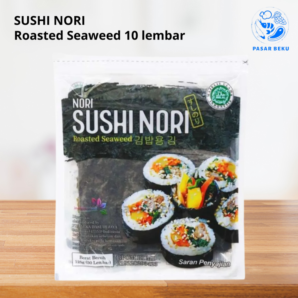 Jual Sushi Nori Roasted Seaweed Isi 10 Lembar Japanese Food Bungkus ...