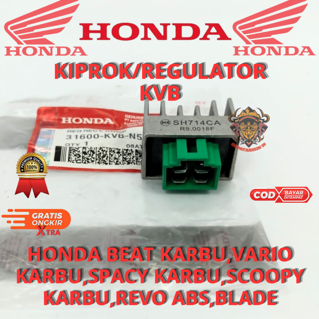 Jual KIRPOK REGULATOR BEAT KARBU KVB KIPROK BEAT FI ,VARIO KARBU ,VARIO ...