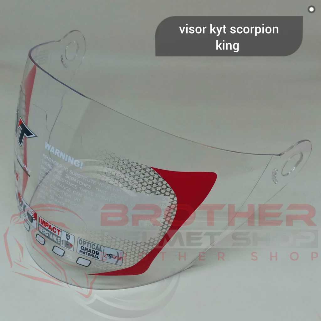 Jual visor helm kyt scorpion king kyt venom rr2 ink t1 original ...