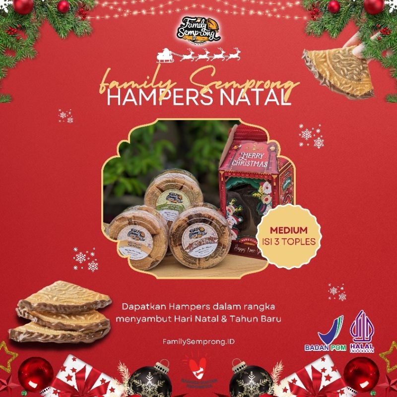 Jual HAMPER NATAL ISI 3 FAMILY SEMPRONG (MEDIUM) | Shopee Indonesia