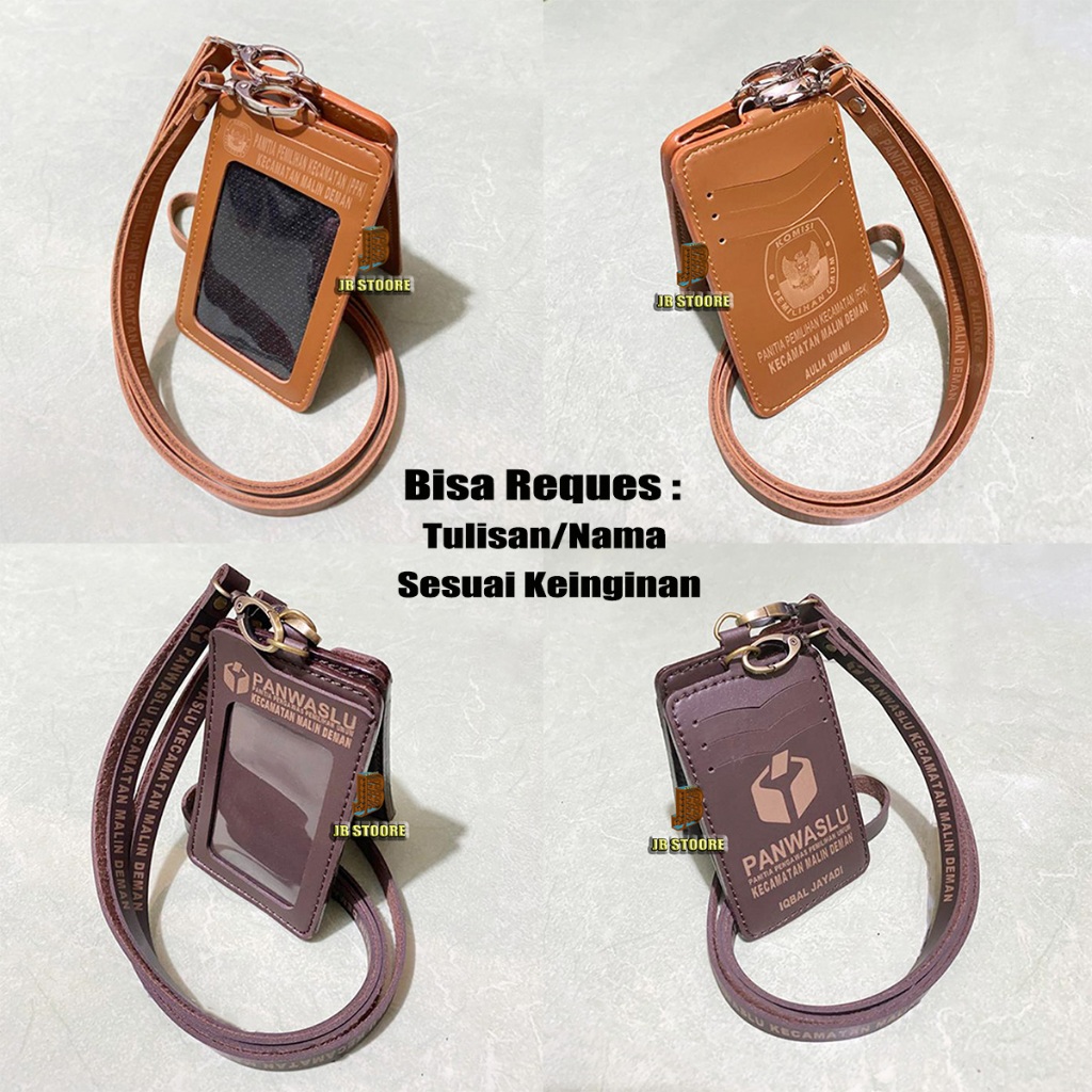 Jual Tempat Id Card PPK PPS PANWASLU Kulit / Id Card Holder Pps Ppk ...