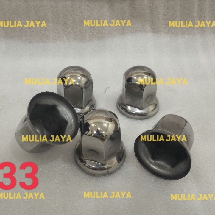 Jual Cover atau Tutup Baut Roda Stainless HARGA PER BIJI Hino Lohan ...