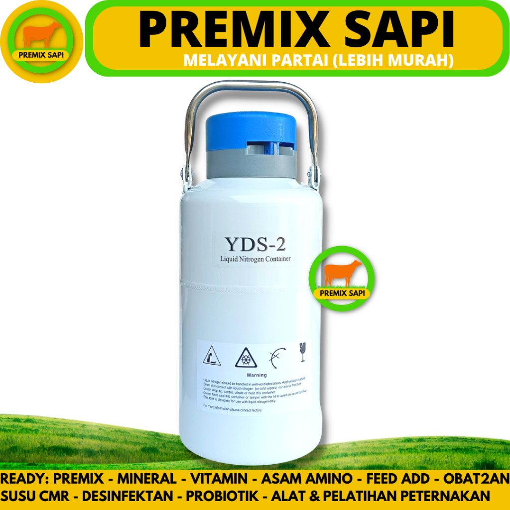 Jual CONTAINER NITROGEN 2 LITER YDS - Kontainer IB Sapi Kontainer Nitrogen Cair untuk Lapangan ...