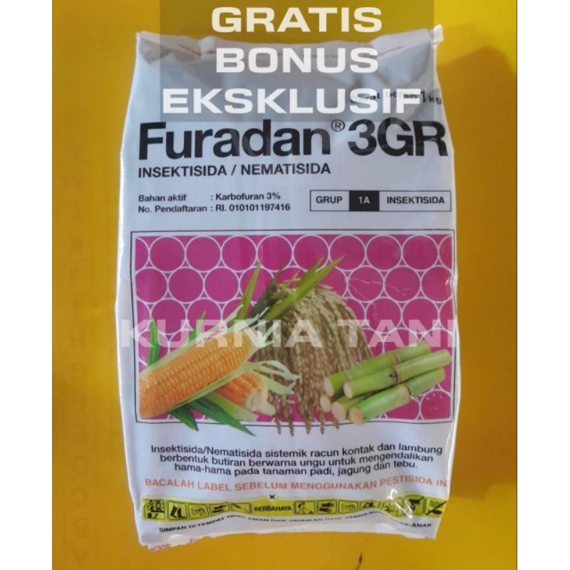Jual Insektisida / Nematisida Furadan 3 GR Isi 1 KG Kemasan Pabrik ...
