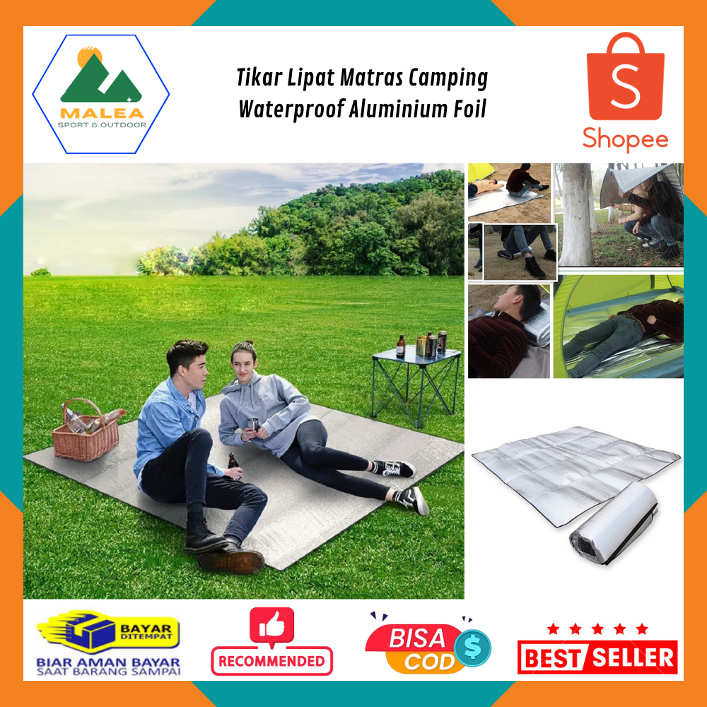 Jual Tikar Lipat Matras Camping Waterproof Aluminium Foil / Alas Kasur ...