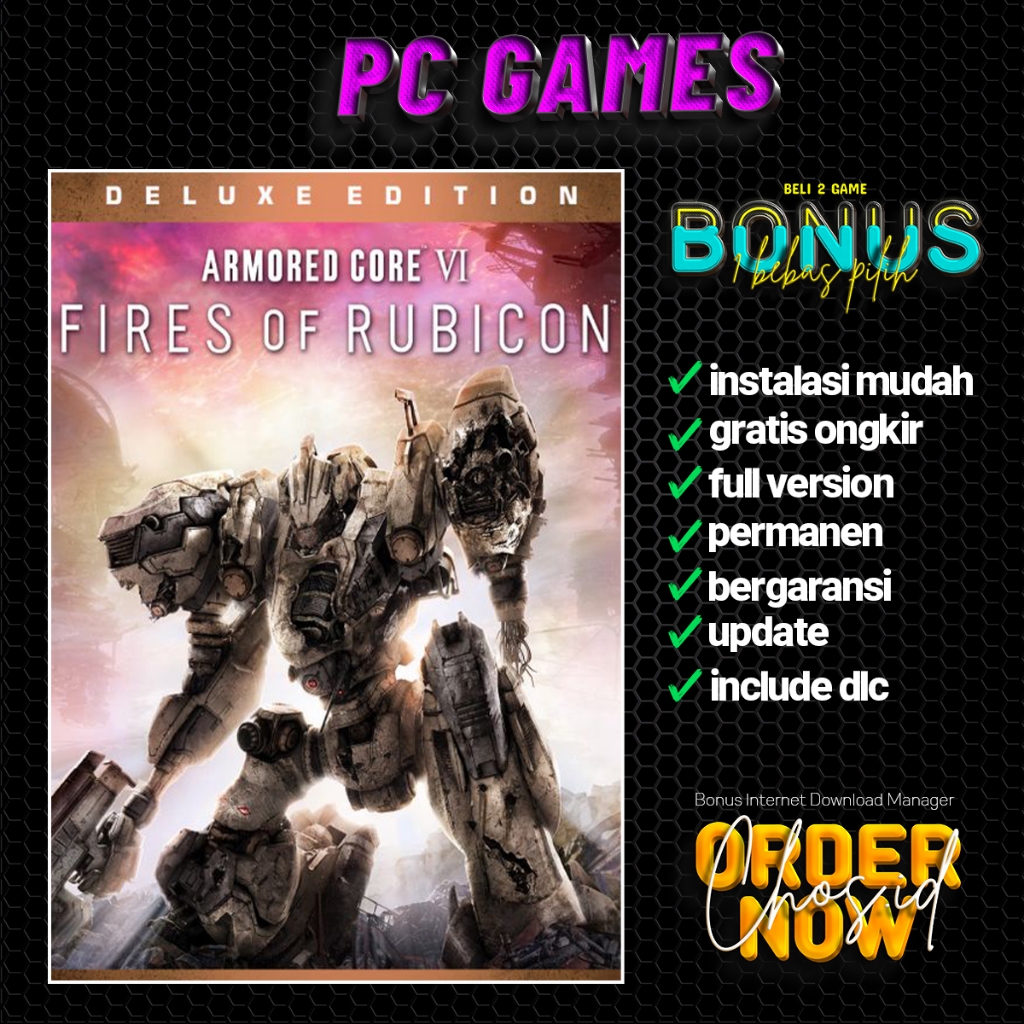 Jual Armored Core VI Fires of Rubicon Deluxe Edition | Game PC | Shopee ...