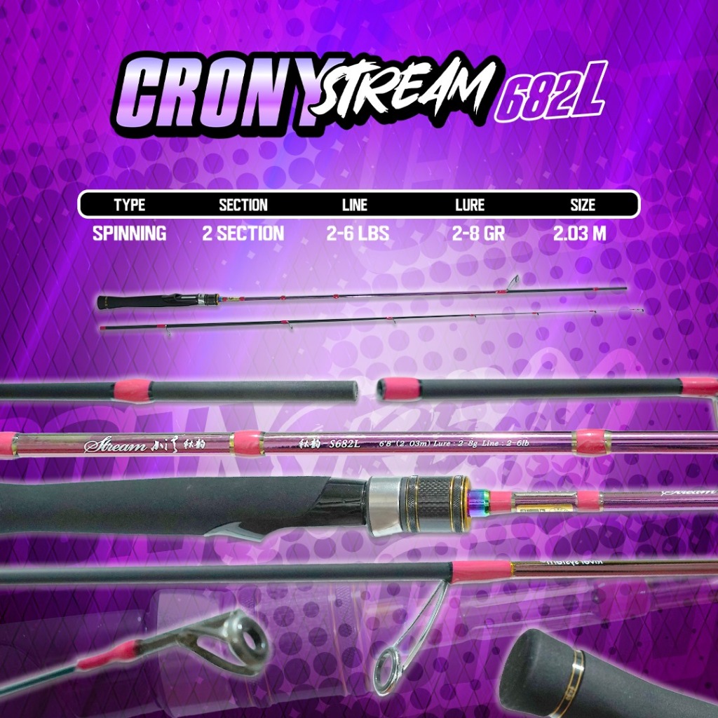 Jual Joran CRONY STREAM SPINNING-682L | Shopee Indonesia