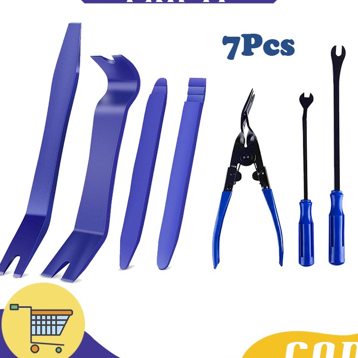 Jual RND633 Alat Perbaikan Lampu 7Pcs Car Trim Removal Tool Kit Panel ...