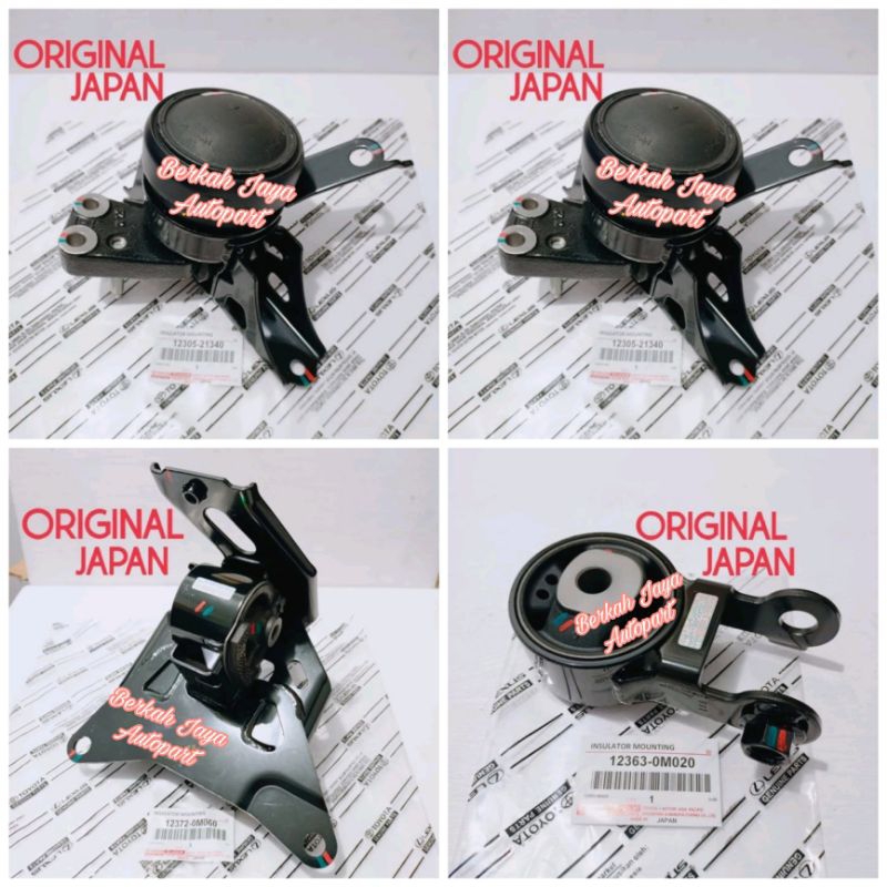 Jual engine mounting set toyota yaris new vios matic original | Shopee ...