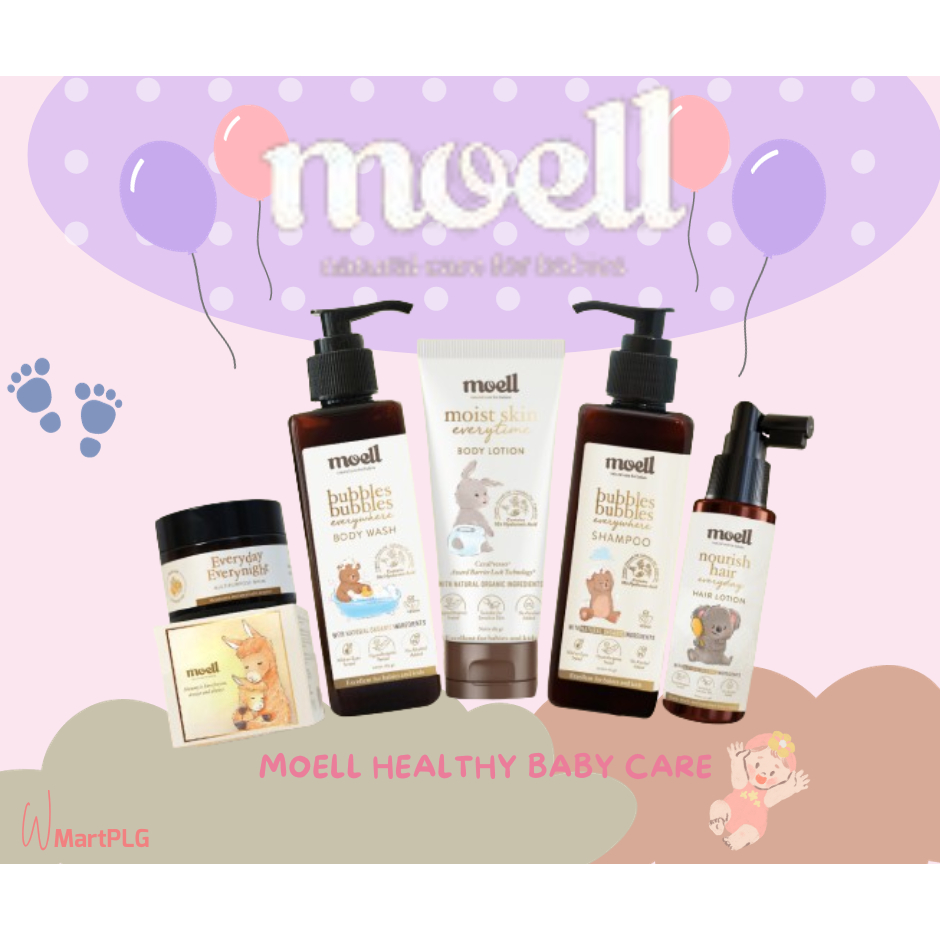 Jual Moell Hair Lotion / Moell Body Lotion / Moell Balm / Moell Shampoo ...